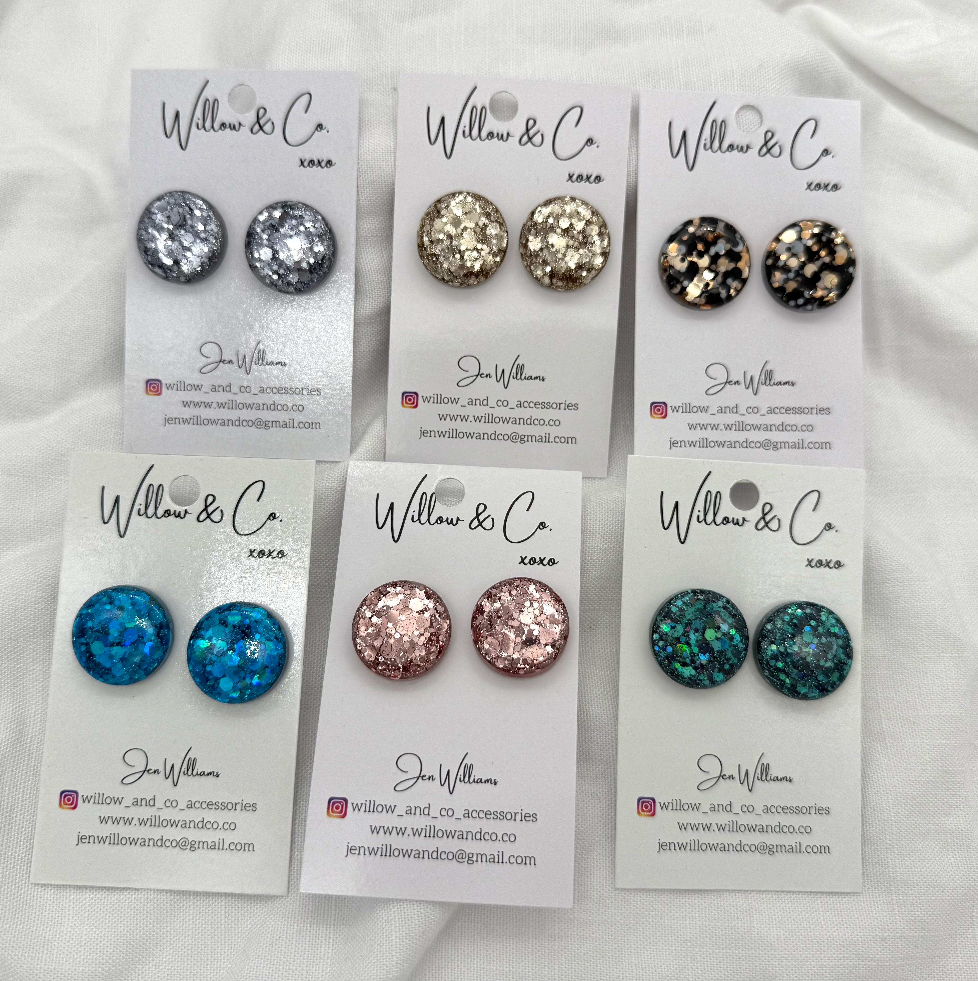STUDS 2CM – Willowandcoaccessories